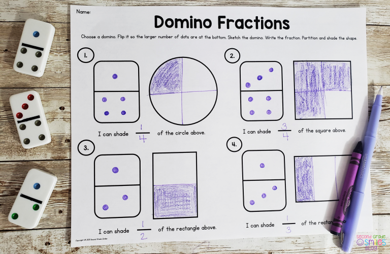 Hands-On Fraction Activities - Second Grade Smiles